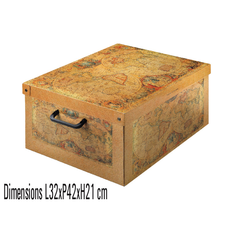 Boite de rangement carton Midi decor Marcopolo – Carton Chic - Ma boite ...